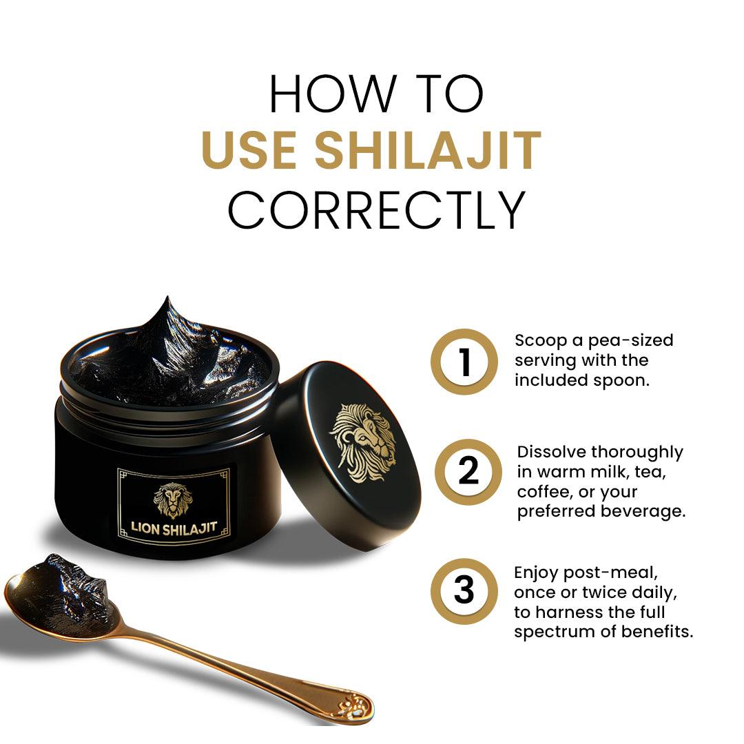 How to Use Pure Himalayan Shilajit | Lion Shilajit Guide
