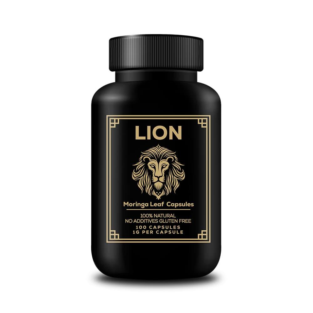 Moringa Leaf Capsules | 100% Organic Moringa | Lion Shilajit